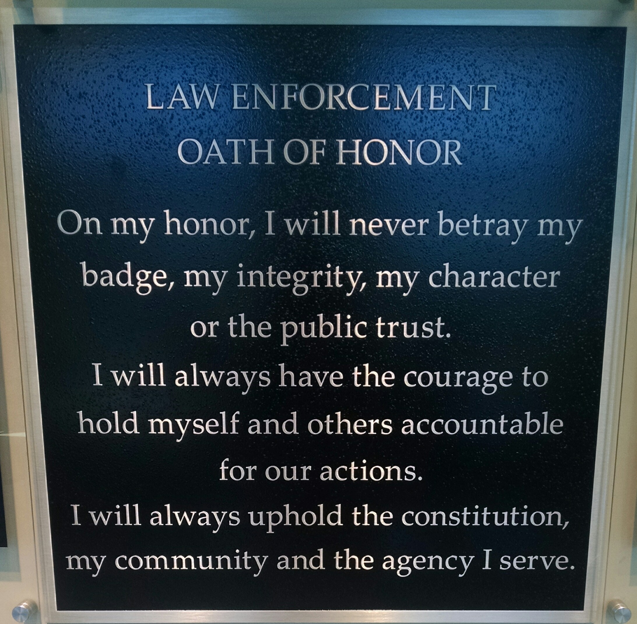 Levi Frady’s pledge – officers’ oath of office – levifrady.com