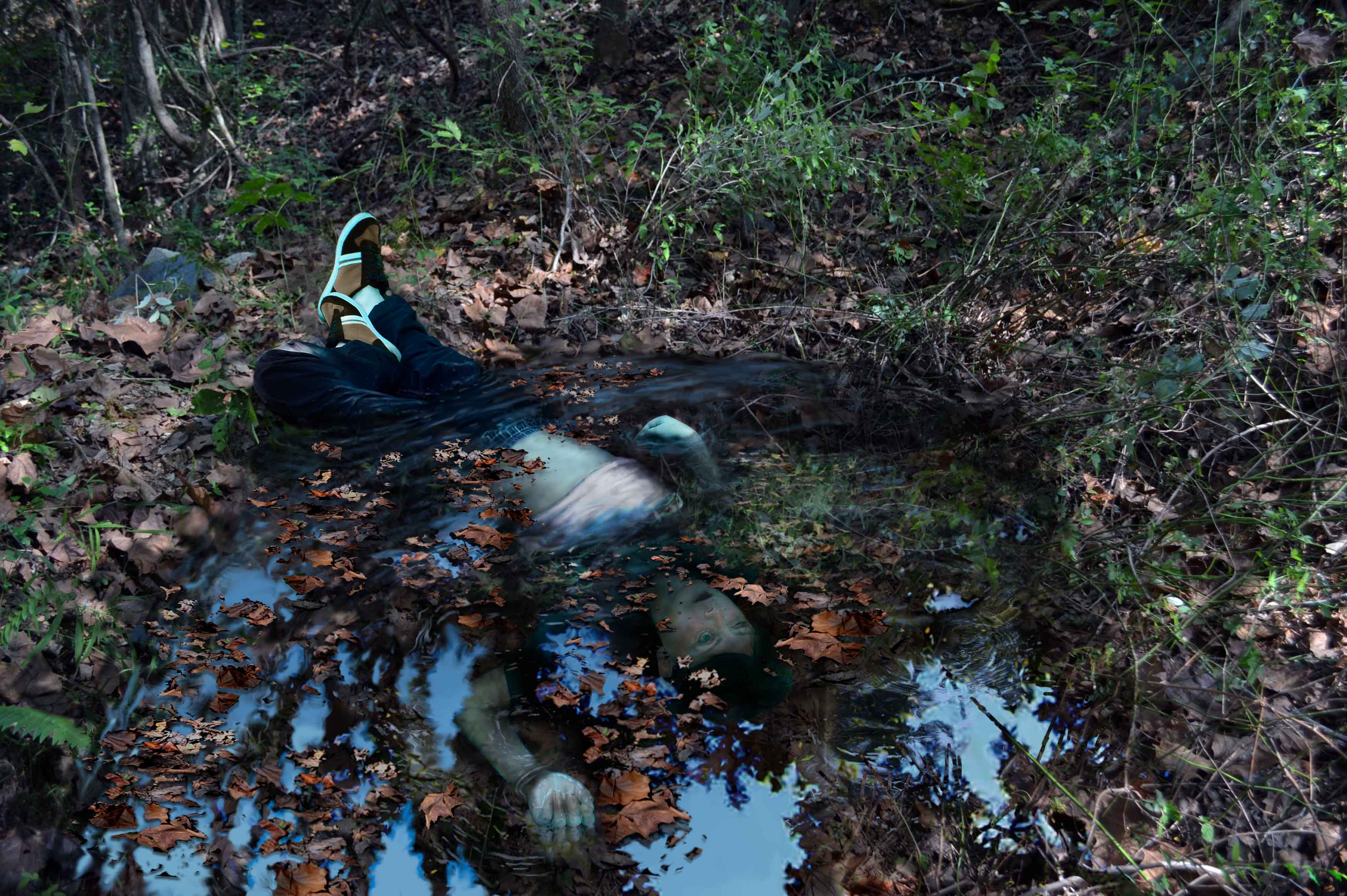 Artist’s re-creation of Levi Frady murder scene. – levifrady.com